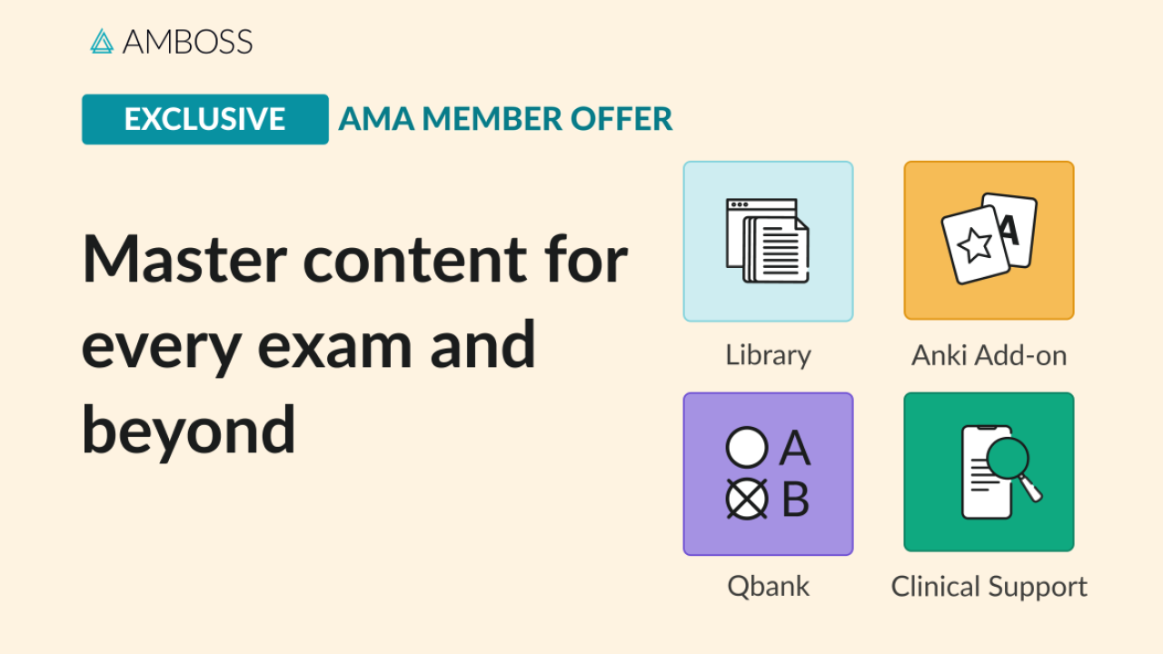 AMBOSS test prep discounts | American Medical Association